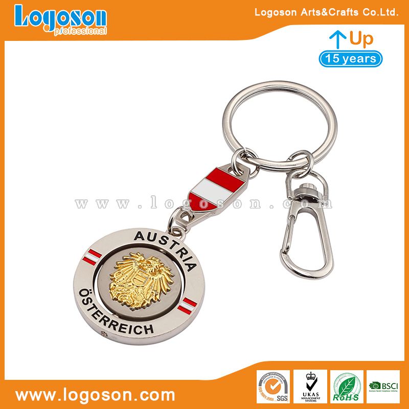 Factory Custom Different Types of Keychains Austrian Souvenirs