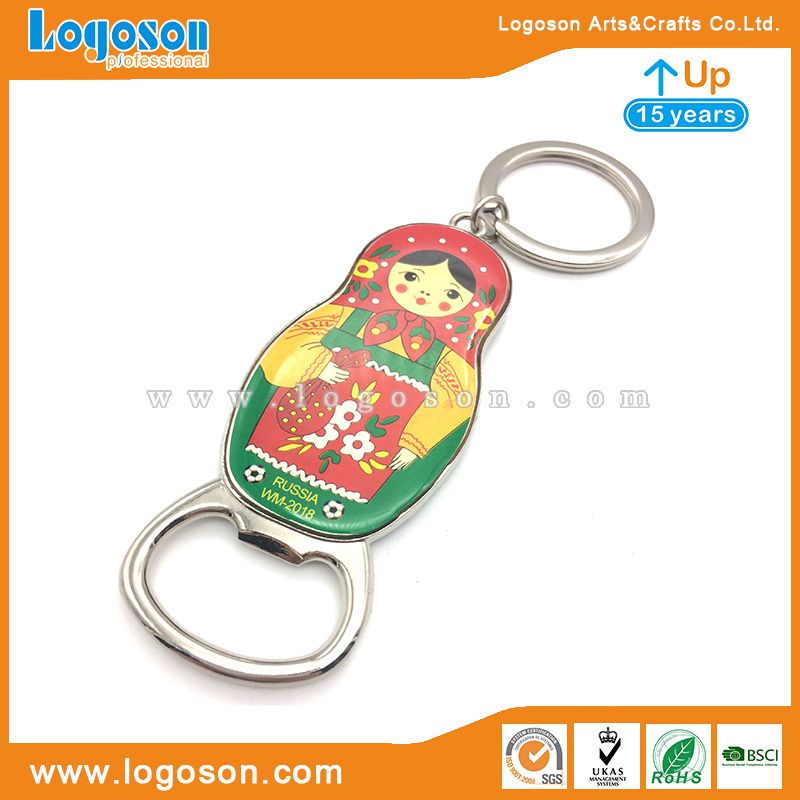 Matryoshka Doll Design Double Sided Picture Keychain Wholesale