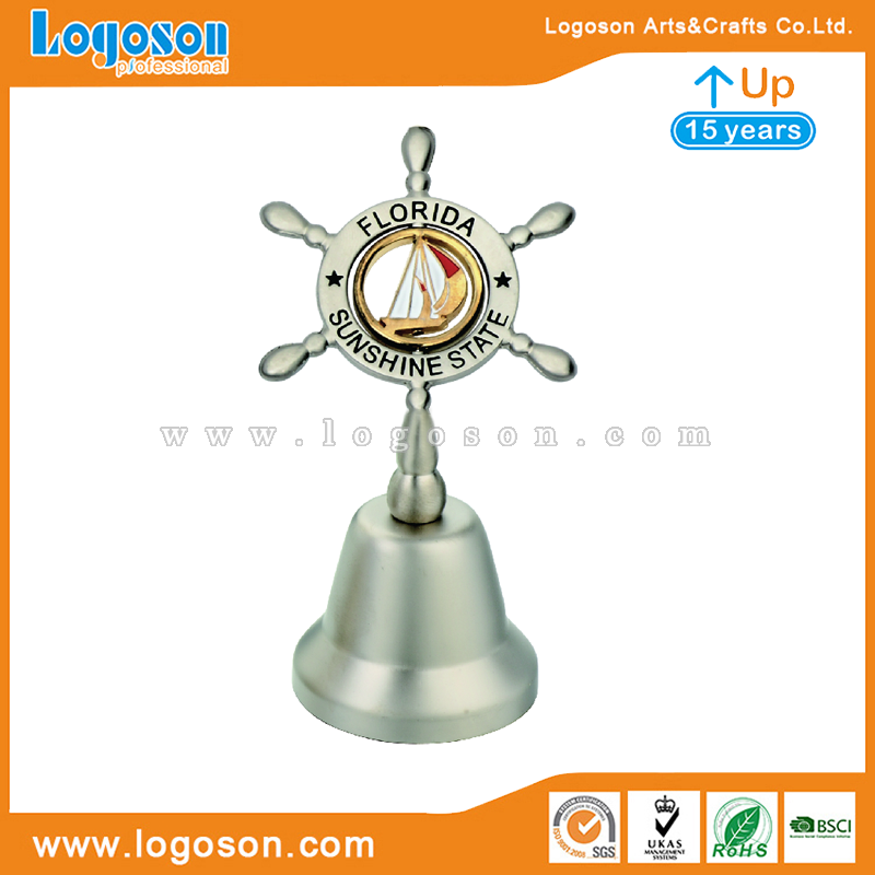 Novelty Desk Bells Souvenirs Florida Rudder Shape Customized