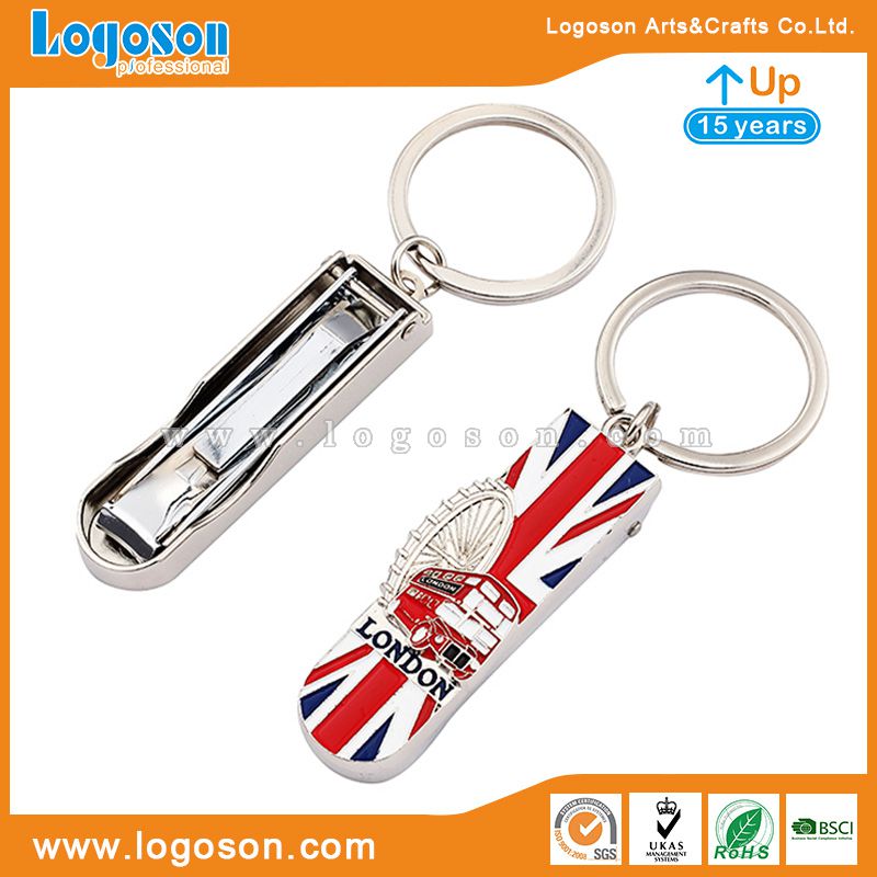 Foldable Union Jack London Eye Nail Cutter Souvenir Custom Logo