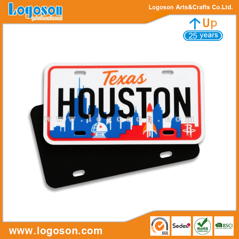 Bulk Houston Car License Plate Fridge Magnets - Texas Souvenir Custom ...